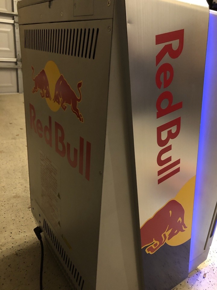New Red Bull Mini Fridge GDC ECO Medium Drink Refrigerator Cooler Logo ...