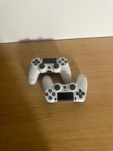 Sony DualShock 4 Wireless Controller for PS4 - White/Grey - Lot Of 2 | eBay