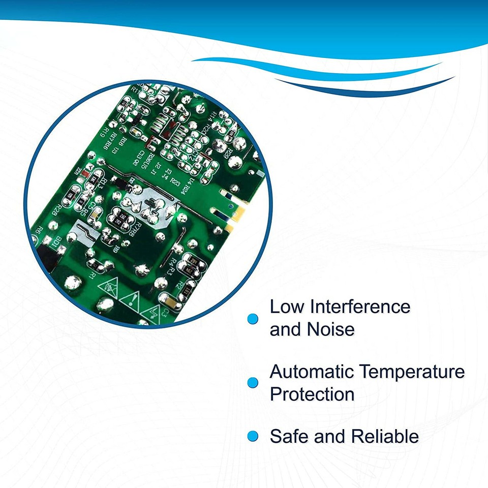 HQRP AC Adapter for Boss BRC-120 BRC-120T A41408DC GT-3 GT-6 GT-6B GT-8 ...