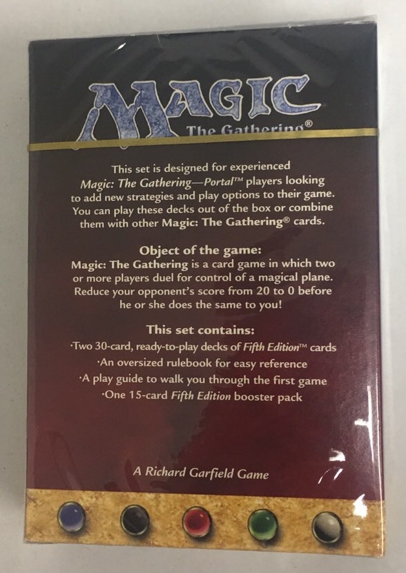5th Edition 2 Player Starter Deck MTG Magic with Bonus Booster Pack ...