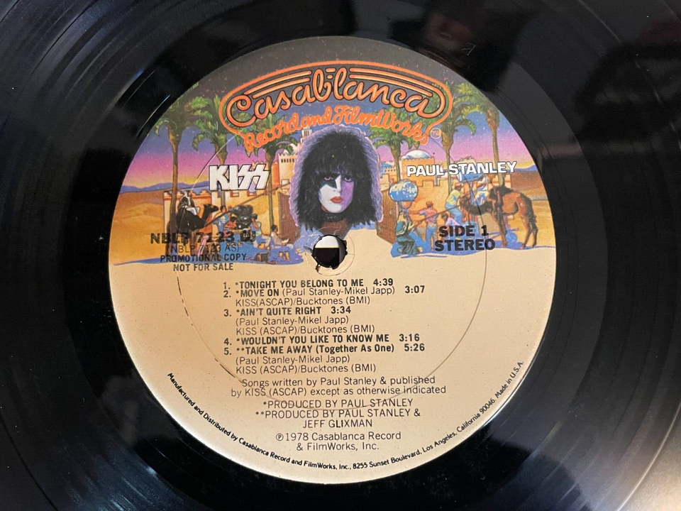Kiss Promo LP - Paul Stanley - Casablanca NBLP 7123 | eBay