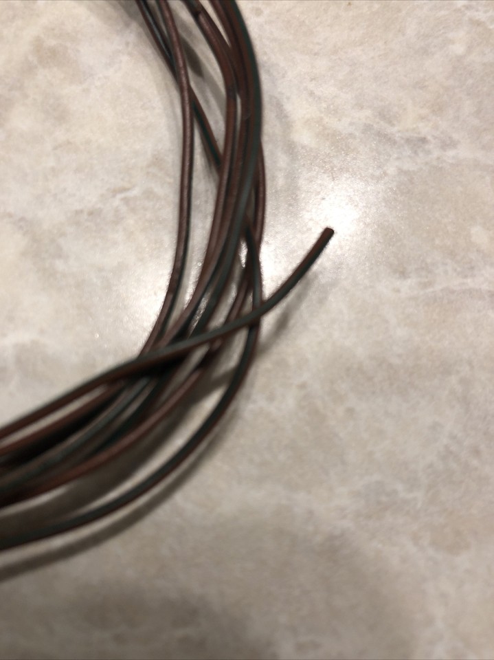 Automotive Wire AWG Brown /w Green Stripe (BN-GN) 22 GA Wire 5 Ft Feet ...