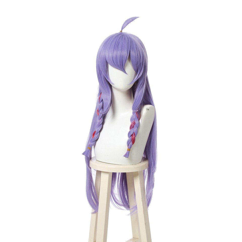 LOL Spirit Blossom Kindred Cosplay Wig Long Purple Braided Wig | eBay