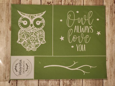 MDC DIY Adhesive Reusable Silkscreen Stencil 🩷 " Owl Always Love You ...