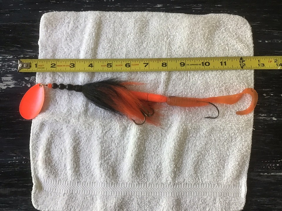 VINTAGE NOS WORTH MUSKY LURE BLADE BUCKTAIL SPINNER FISHING LURE LOT 1 ...