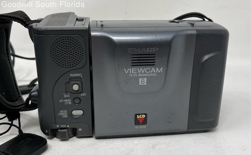 Sharp Viewcam Gray Handheld Digital Video Camcorder Model VL-E66U | eBay