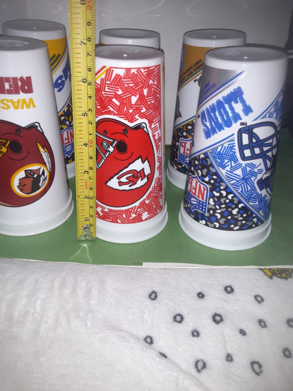 1 ) VINTAGE 1990's Detroit Lions ICEE Coca Cola SOUVENIR CUP Coke Rare ...