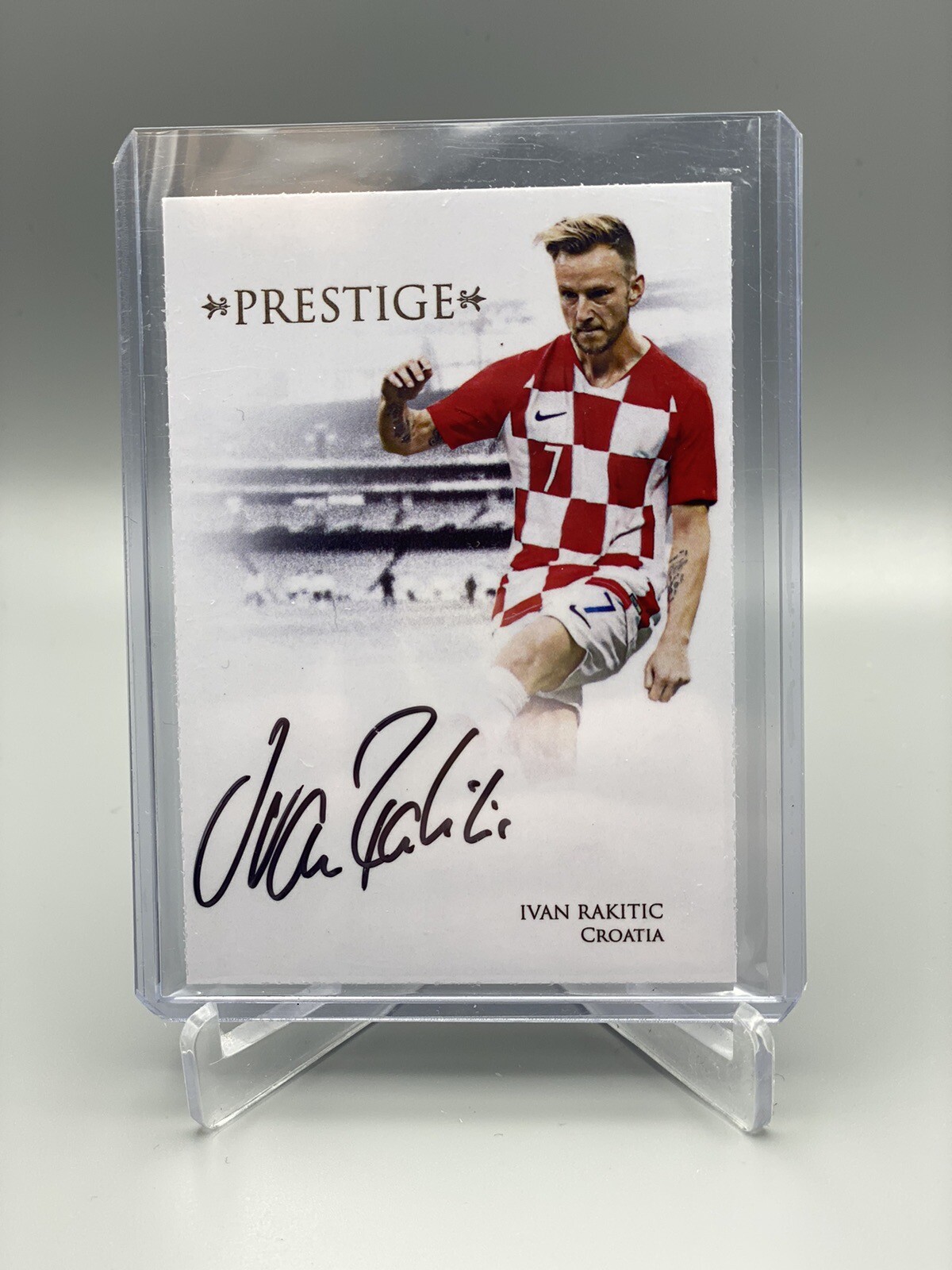 2023-24 Futera Unique Prestige Autograph #3 Ivan Rakitic Croatia ...
