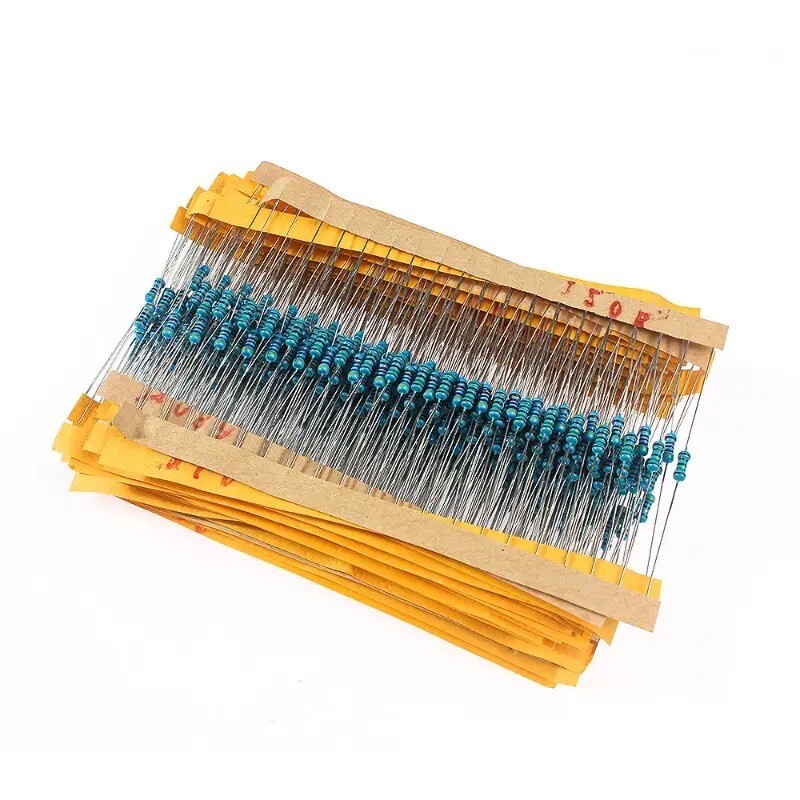 600pcs Resistors Assortment Kit 30Values 10R-1M 1/4W 1% Metal Film Set ...