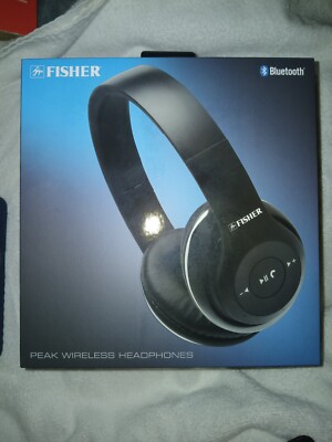 Fisher Wireless Headphones Bluetooth Over The Ear Blue Headphones MADE ...