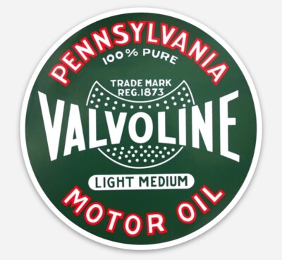 Vintage retro style Valvoline Racing Oil Logo Vinyl Decal sticker | eBay