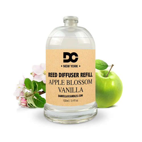 Apple Blossom Vanilla Reed Diffuser Refill Oil [ 3.4oz/100mL ] | eBay