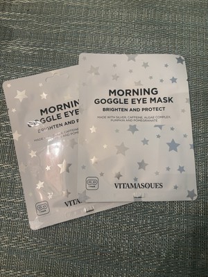 Lot of 2 Vitamasques Morning Goggle Eye Mask Brighten & Protect | eBay