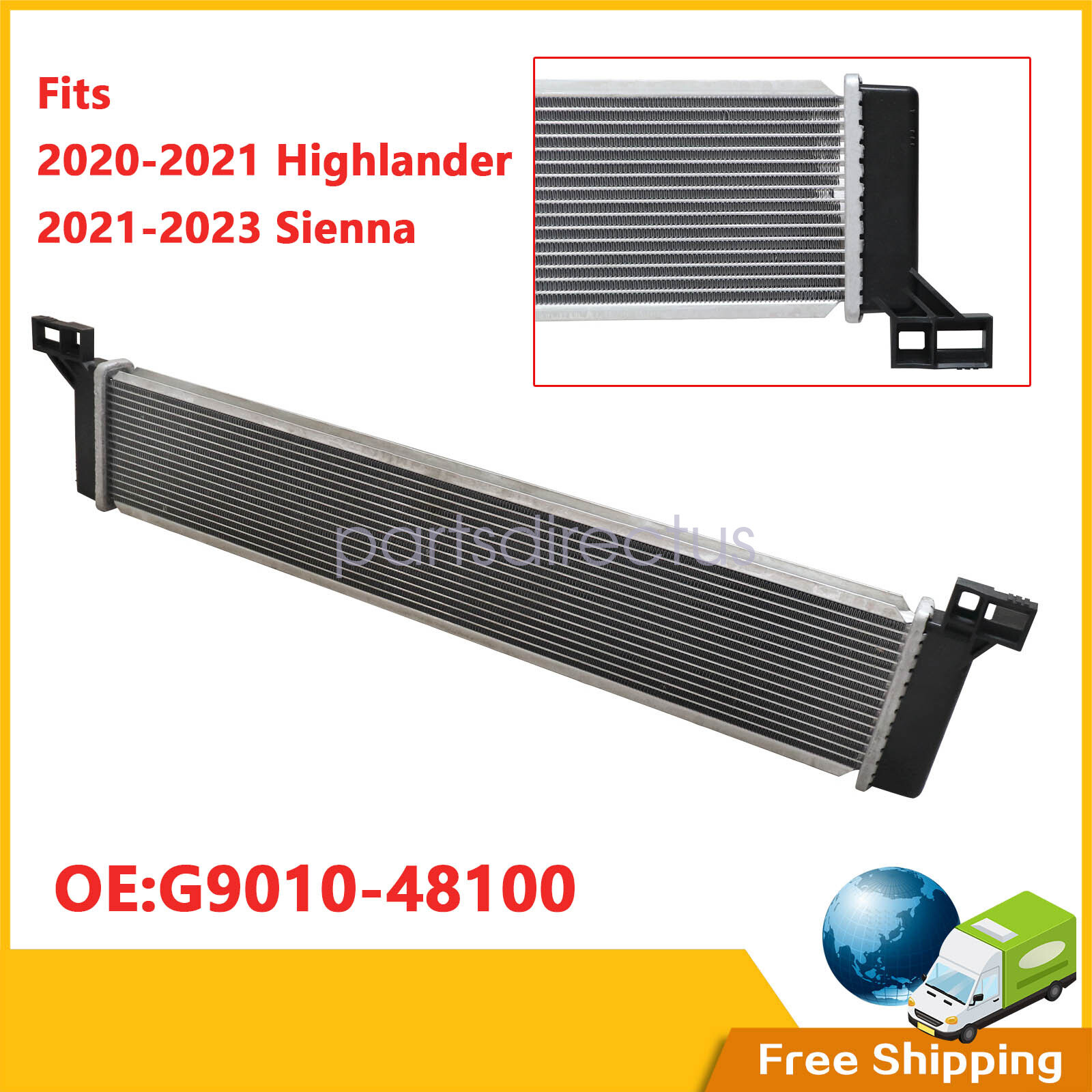 G9010-48100 New Inverter Cooler/Radiator Fits 2020-23 Toyota Highlander ...