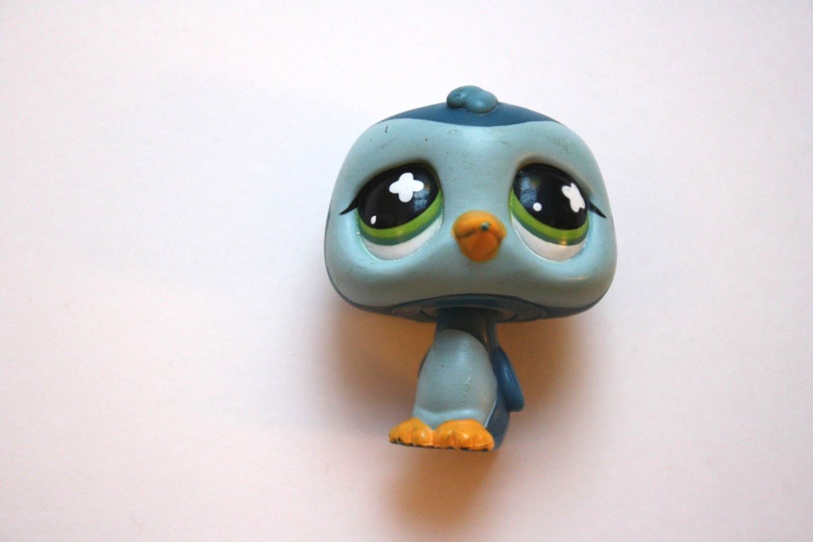 Littlest Pet Shop LPS 821 Blue Penguin with Green Eyes | eBay