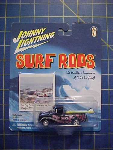 1/64 JOHNNY LIGHTNING SURF WAVE ROCKERS PICKUP! SURF RODS SERIES! NIP ...