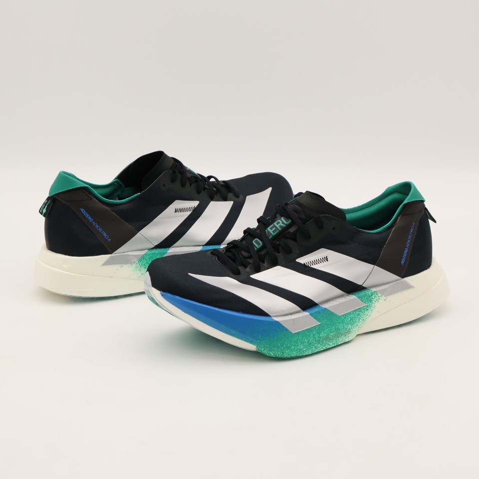 JR6365 adidas Adizero Adios Pro 4 Core Black Matte Silver Glory Green ...