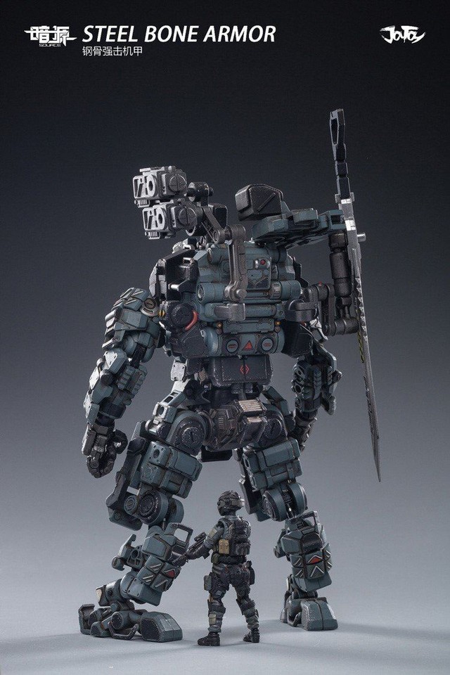 1/25 Scale - Source - Steel Bone Mech Grey Version - MINT IN BOX | eBay