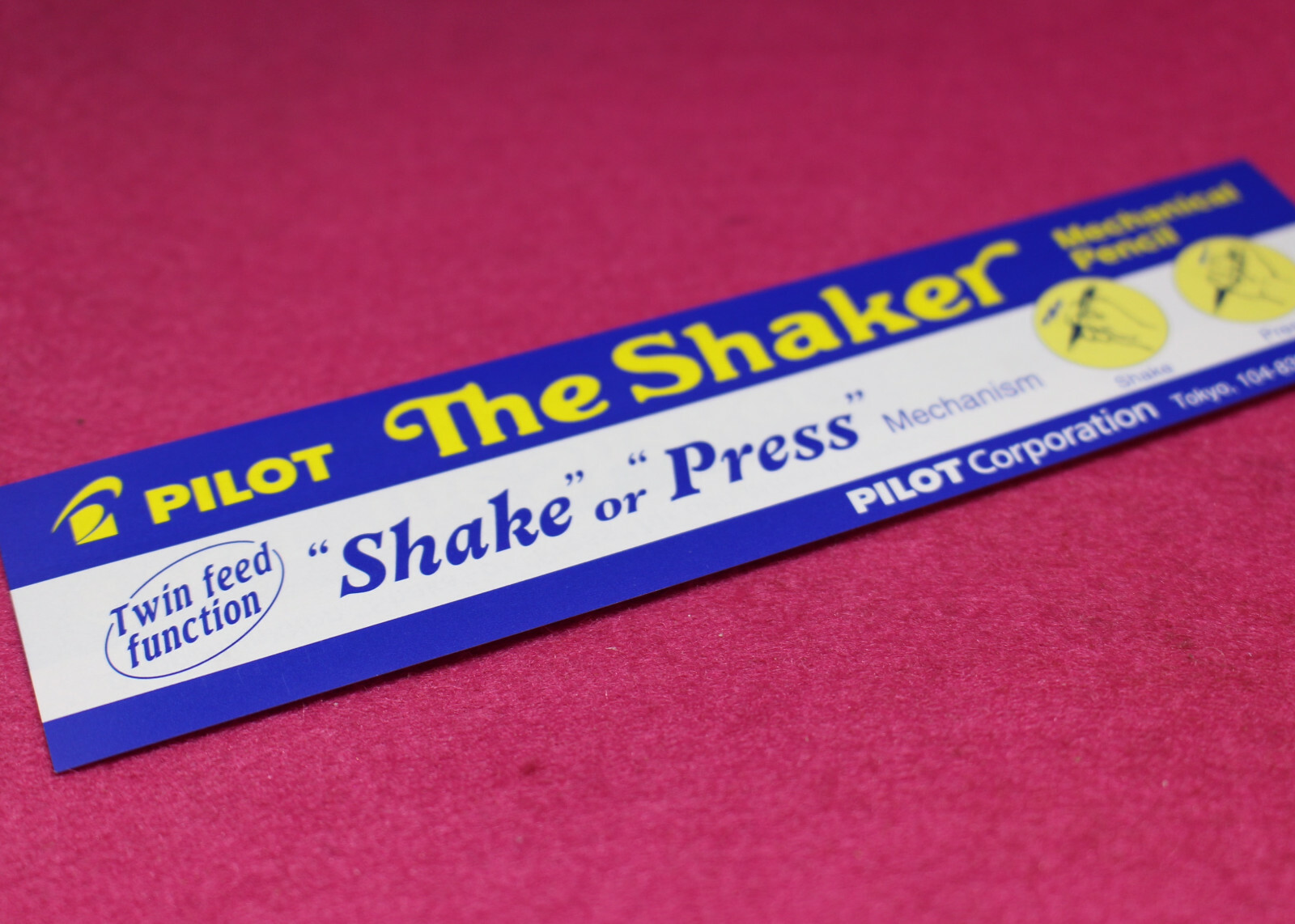 PILOT H-1010 THE SHAKER 0.5 BLACK MECHANICAL PENCIL NEW | eBay