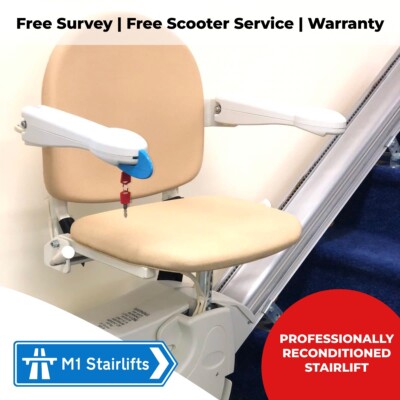 Handicare Simplicity 950 Stairlift with a manual swivel | eBay UK