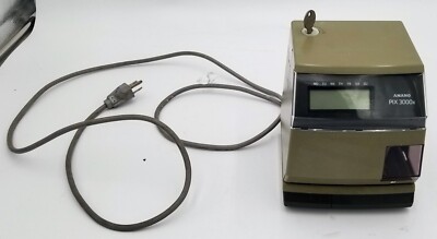 Amano PIX-3000x Electric Timestamp Recorder | eBay