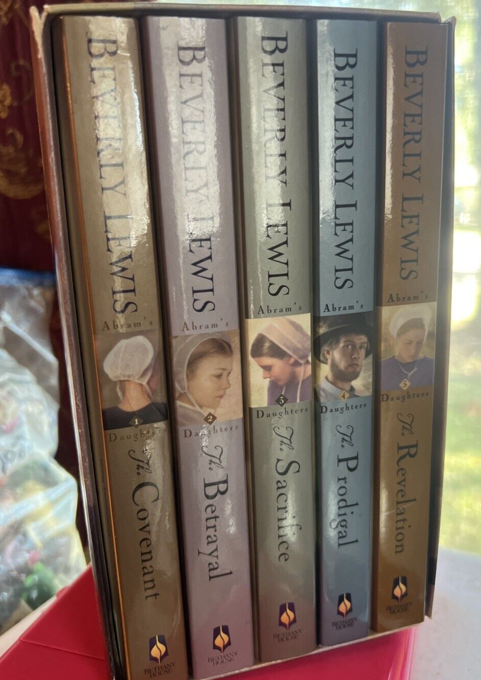 Beverly Lewis Abram's Daughters 1-5 Complete Set Book Lot Amish Romance ...