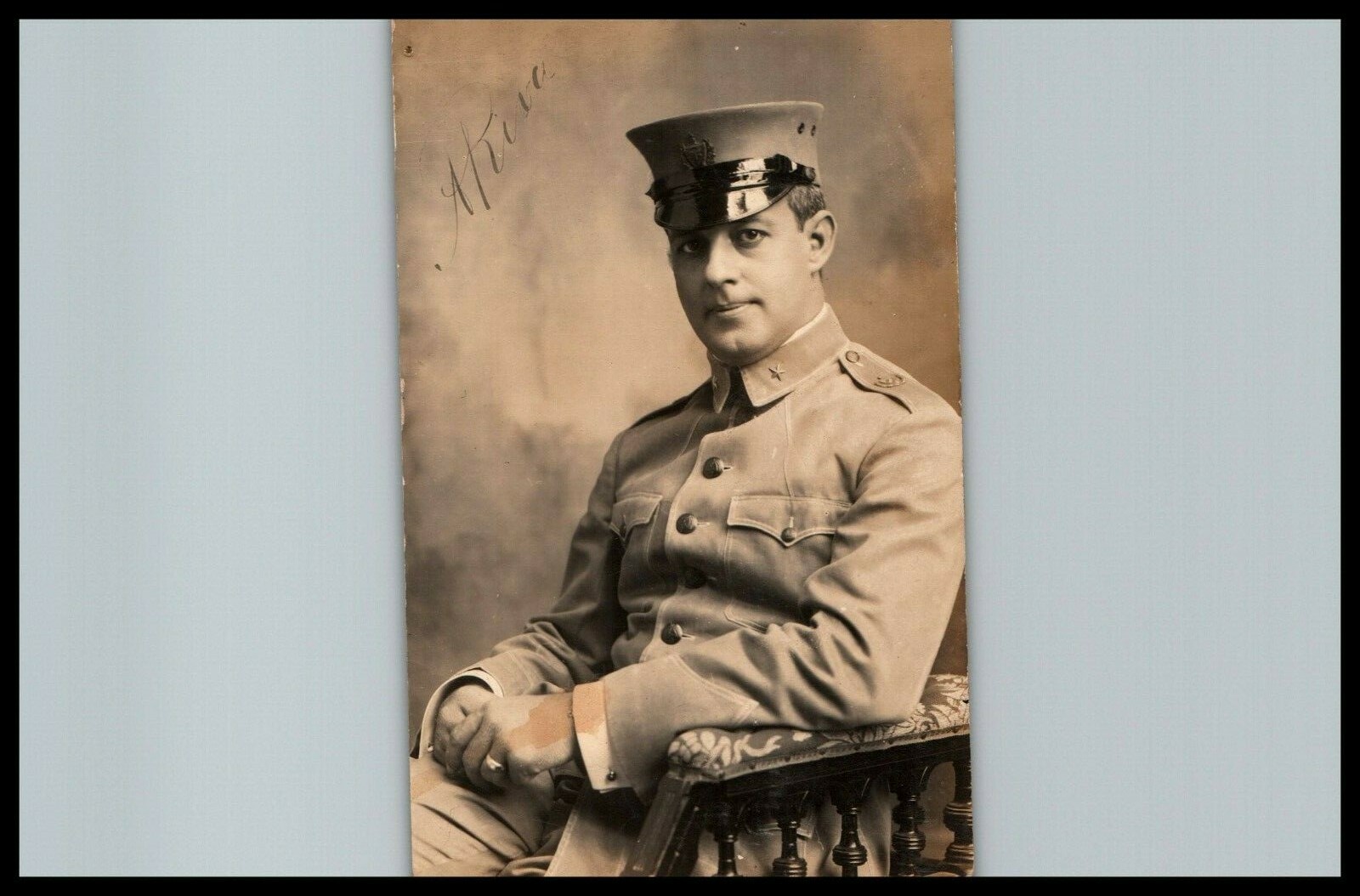 RARE CUBA CUBAN RURAL GUARD POLICE UNIFORM RPPC POSTCARD 1920s PHOTO J ...