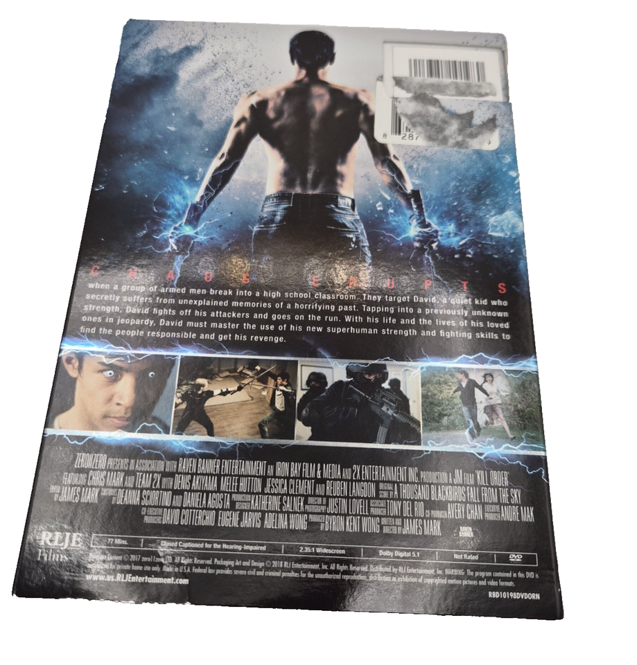 Kill Order (DVD, 2018) NEW and Sealed Denis Akiyama , Chris Mark ...
