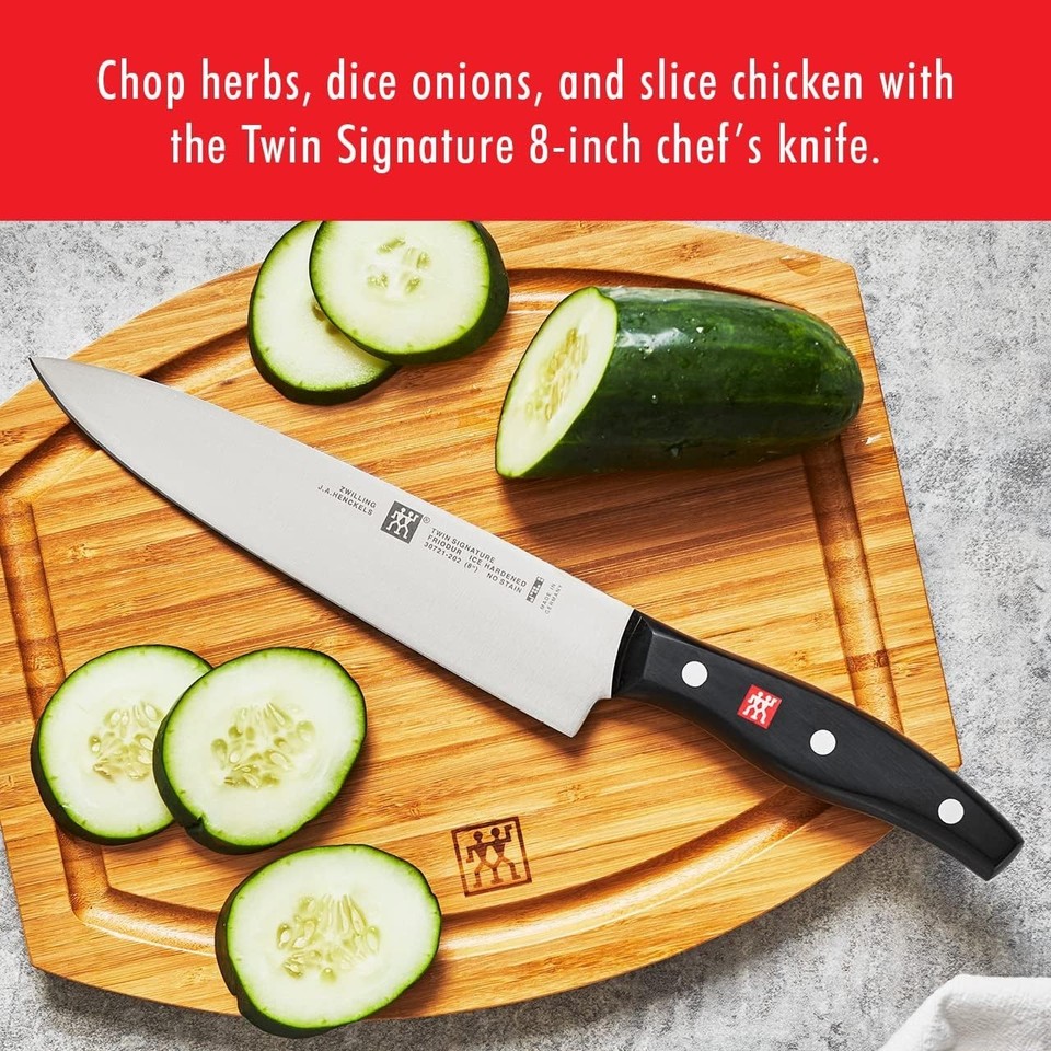 ZWILLING TWIN Signature 8-inch German Chef Knife, Kitchen Knife ...