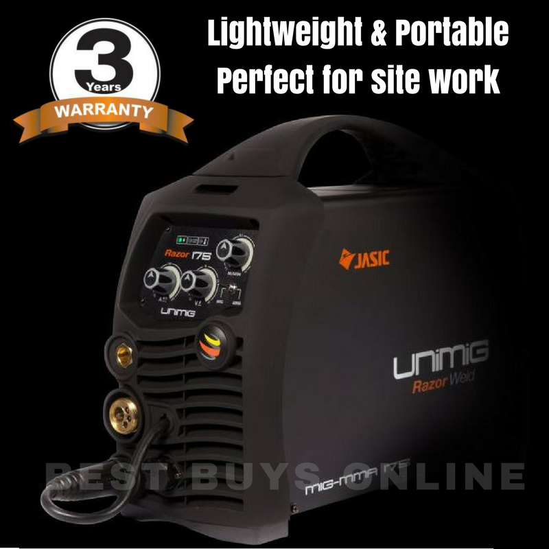 Mig Stick Welder Unimig Razorweld 175 KUMJRRW175MIG Welding Machine 3yr ...