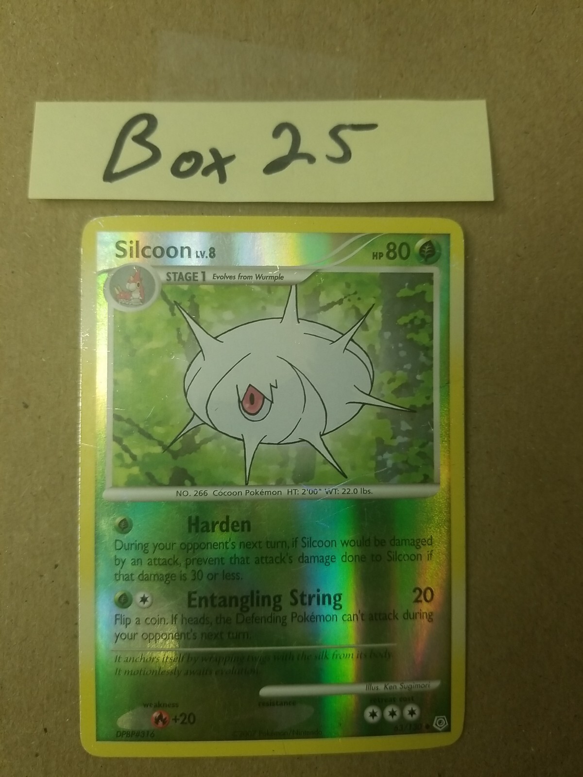Pokemon 63/130 Silcoon Diamond & Pearl Reverse Holo - HP | eBay
