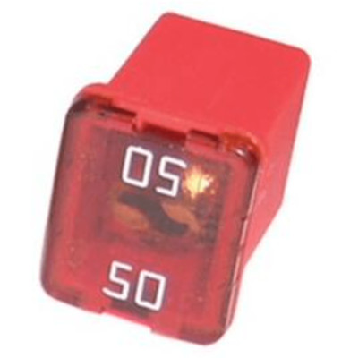 Single 50-Amp FMX / JCASE 50A Low Profile Mini Cartridge Fuse 50-Ampere ...