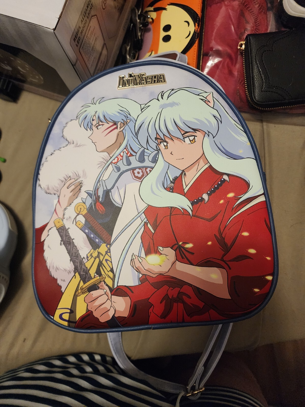 Inuyasha Sesshomaru Mini Backpack Bag Used | eBay