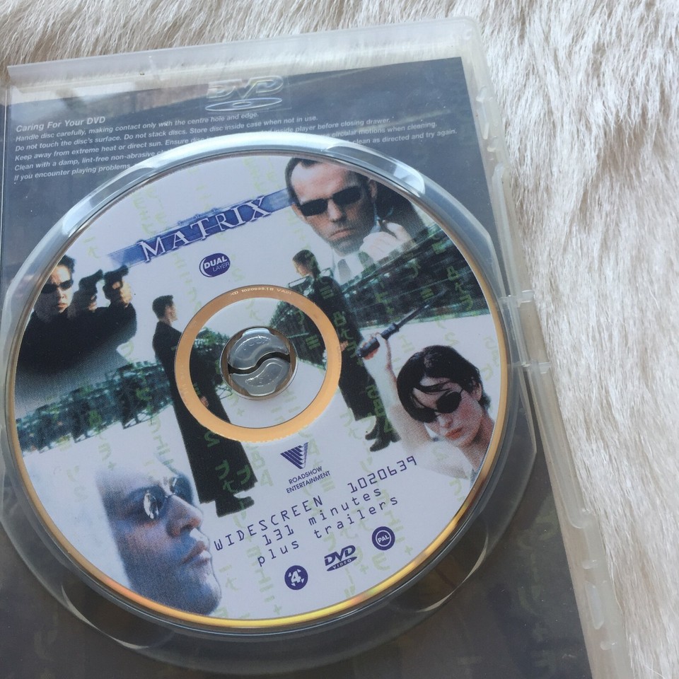 THE MATRIX DVD THE MATRIX Film Dvd RED PILL DVD The Matrix Movie DVD ...