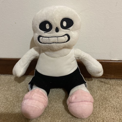 UNDERTALE ANIME SANS PLUSH STUFFED CHARACTER ANIMAL 8" SITTING SKELETON ...