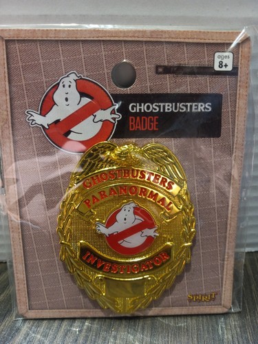 Ghostbusters Paranormal Investigator Badge Spirit Cosplay Halloween ...