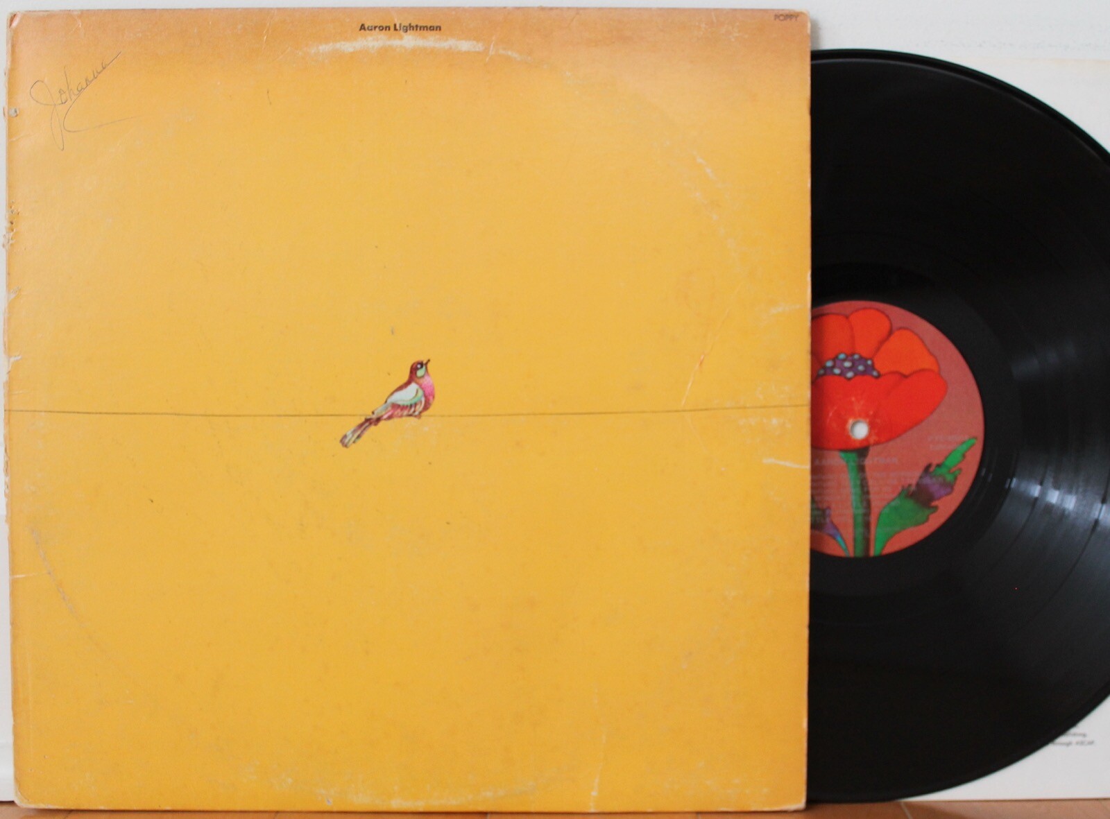 AARON LIGHTMAN Self Titled LP (Poppy 40010, orig 1969) Folk Psych | eBay