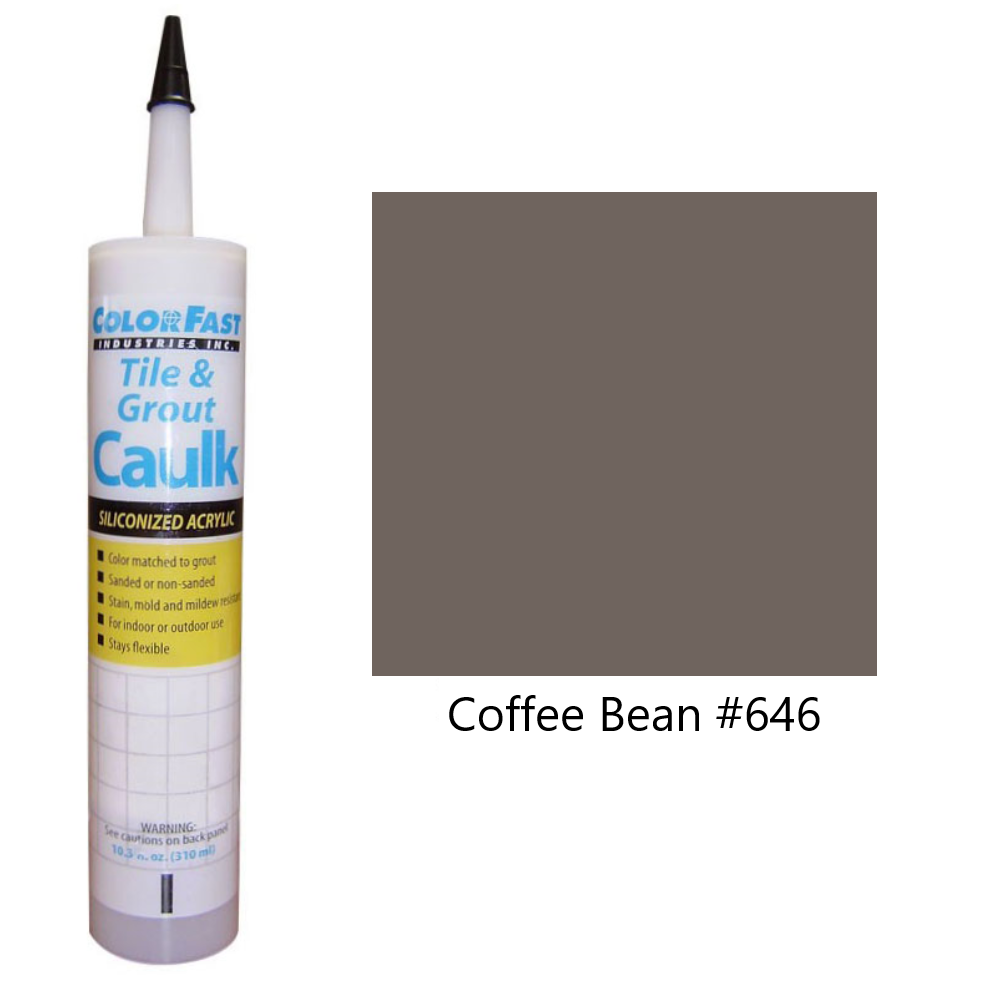Colored Caulk to Match Custom Building Products Grout Color - Sanded or ...