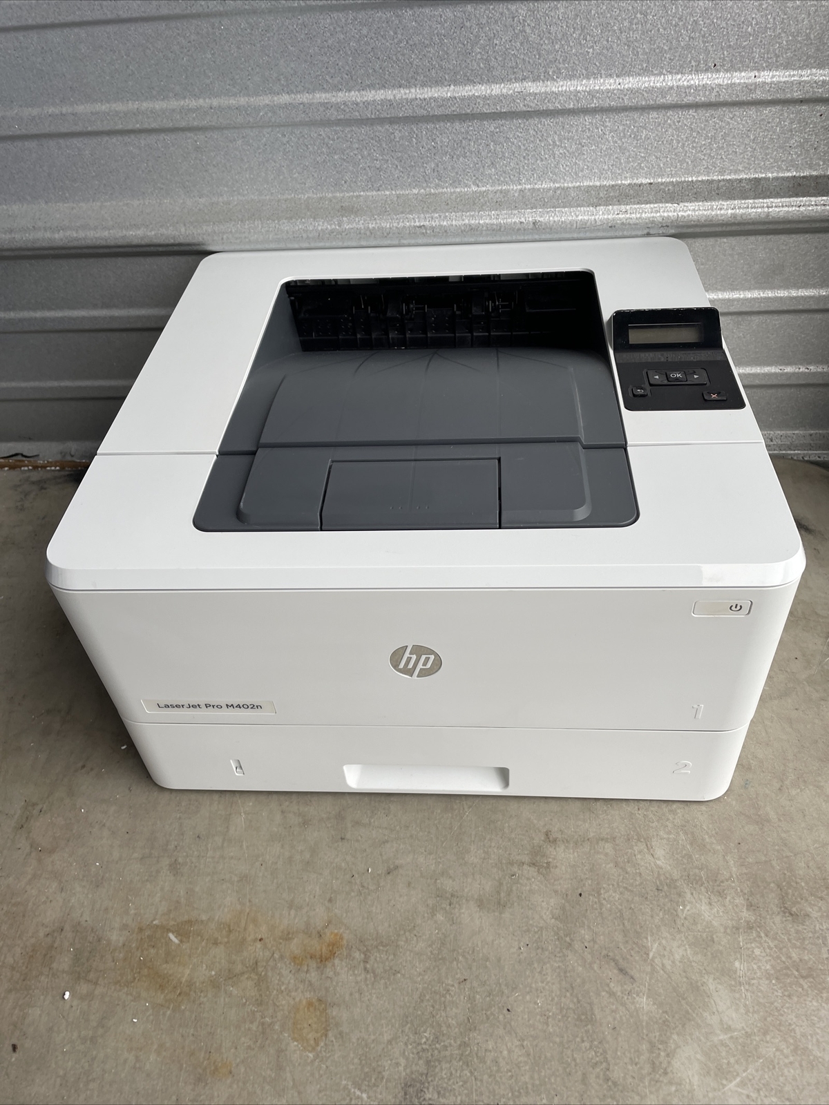 HP LaserJet Pro M402n Printer Low Pages Just W/ Power Cord & Used Toner ...