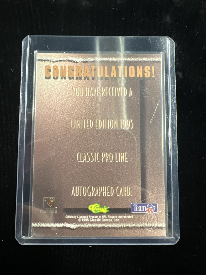 Roman Phifer 1995 Classic Pro Line Signature Autograph AUTO #/2395 ...