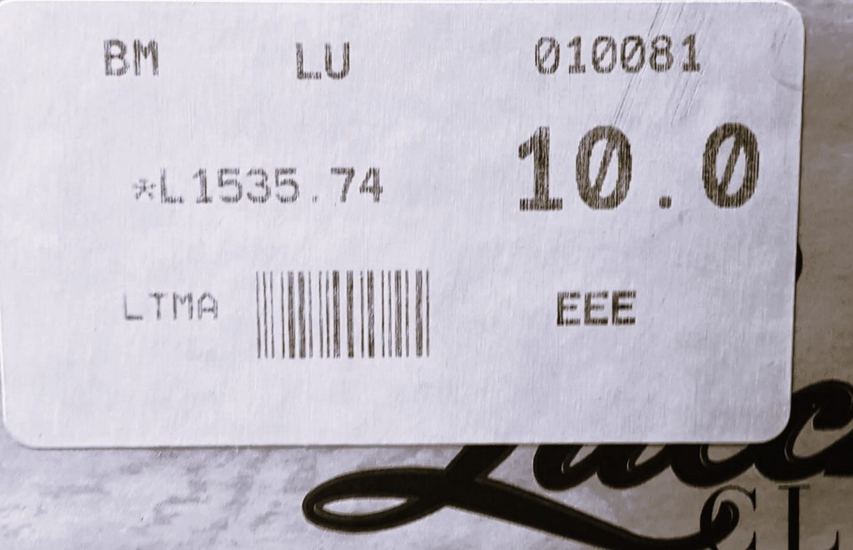 Lucchese Mens 10 EEE 3E Black Ranch Hand Leather Cowboy Western Boots ...