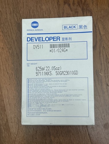 KONICA MINOLTA BLACK DEVELOPER DV511 | eBay