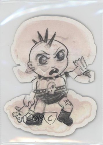 2011 Garbage Pail Kids Flashback Series 2 Adam Bomb 1/1 Misha Auto ...