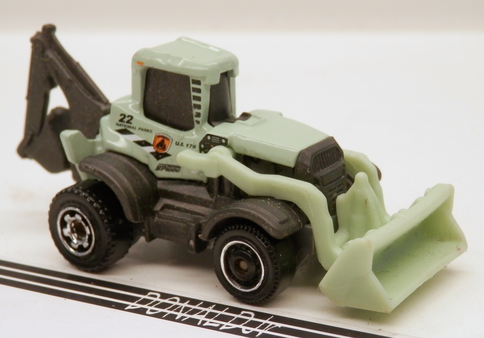 Matchbox Backhoe Tractor Shovel Green NATIONAL PARKS 1:64 Scale | eBay