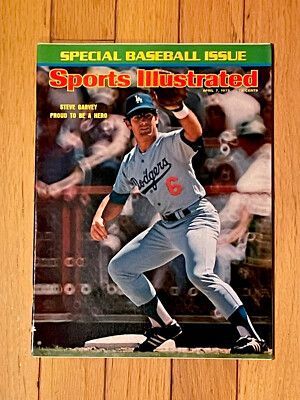 4/7/75 NEWSSTAND Sports Illustrated Steve Garvey Los Angeles Dodgers NM ...
