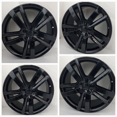 Original 20" Audi OEM Q7 Wheels 2010-2015 Gloss Black Rims SQ7 TDI 21 ...