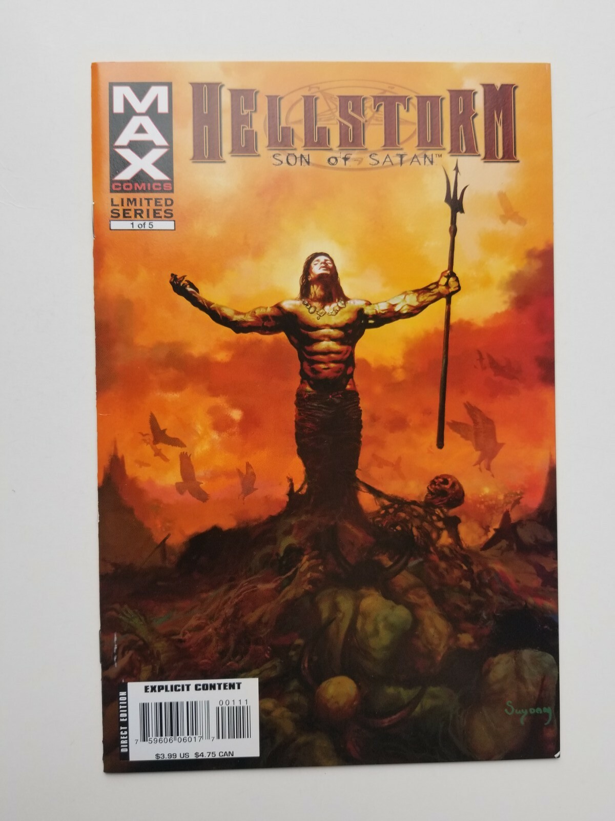 Hellstorm Son of Satan #1 MAX Marvel comic Limted Series 1st Print 2015 ...