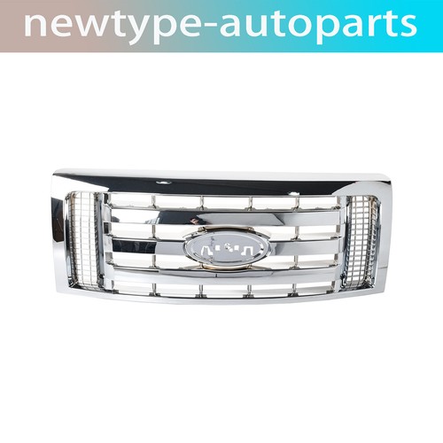 Upper Front Grille Grill For 2009-2012 2013 2014 Ford F-150 F150 XLT ...