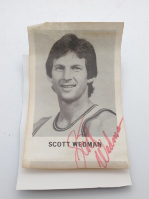 Scott Wedman Signed Photo Boston Celtics #8 NBA B & W Paper | eBay