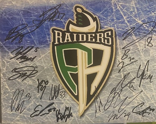 Prince Albert RAIDERS Logo Signed 8x10 Photo! PACHAL, GUHLE, FONSTAD +W ...
